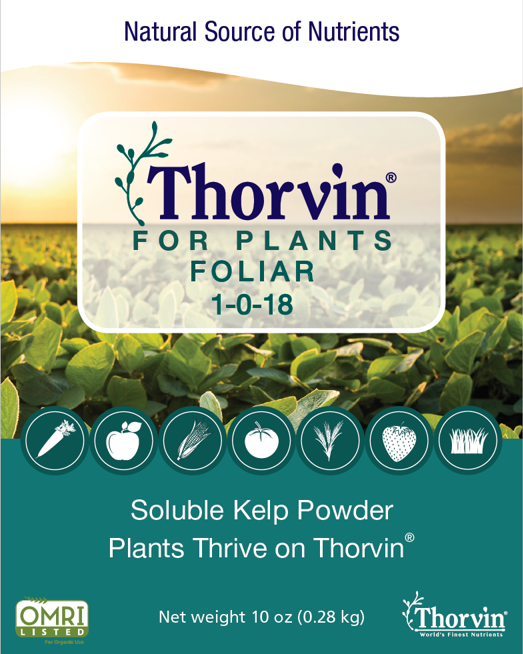 Thorvin for plants foliar kelp meal organic natural plant fertilizer ...